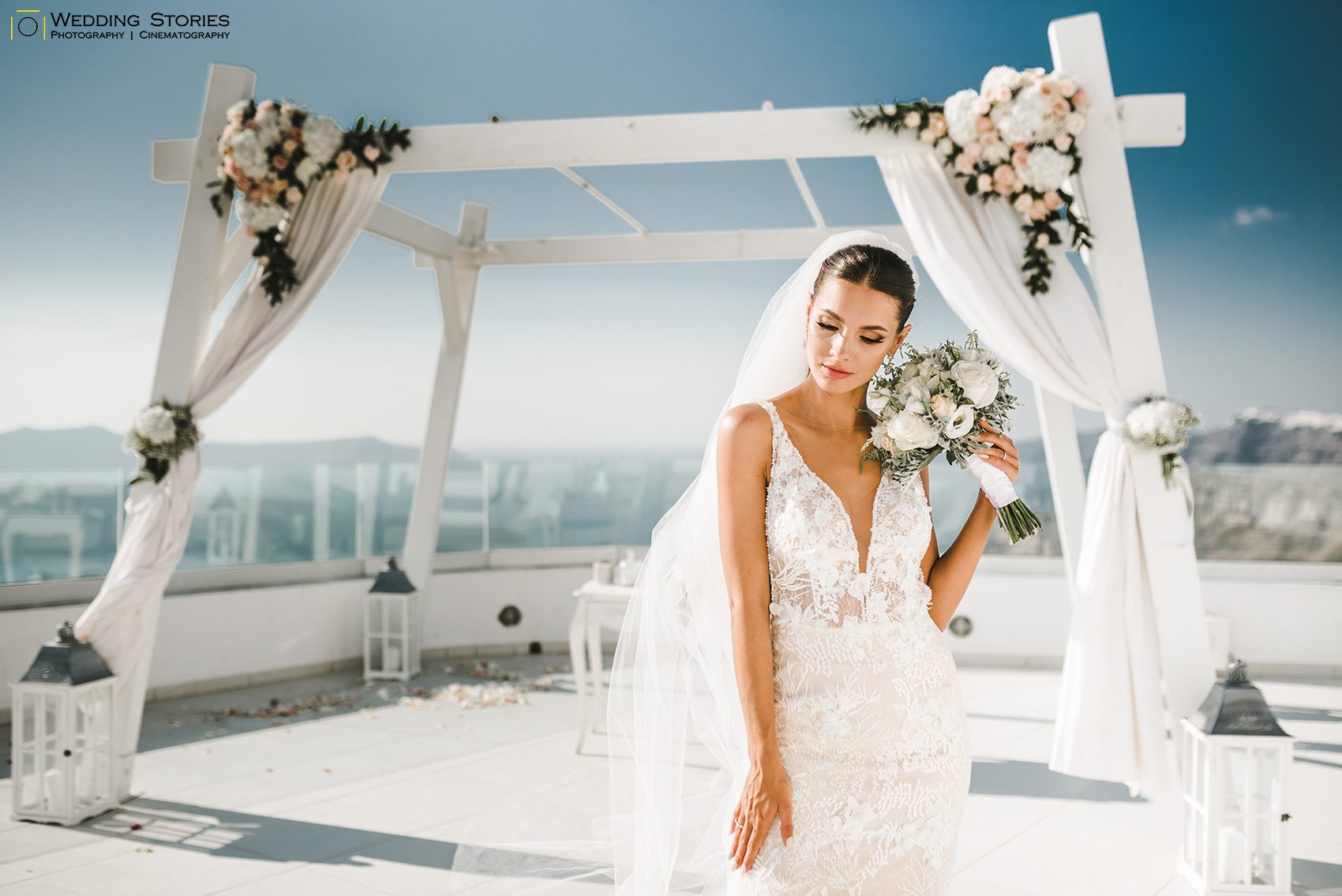 Santorini Wedding Photography by Ben Rigas - Tie The Knot Wedding Directory